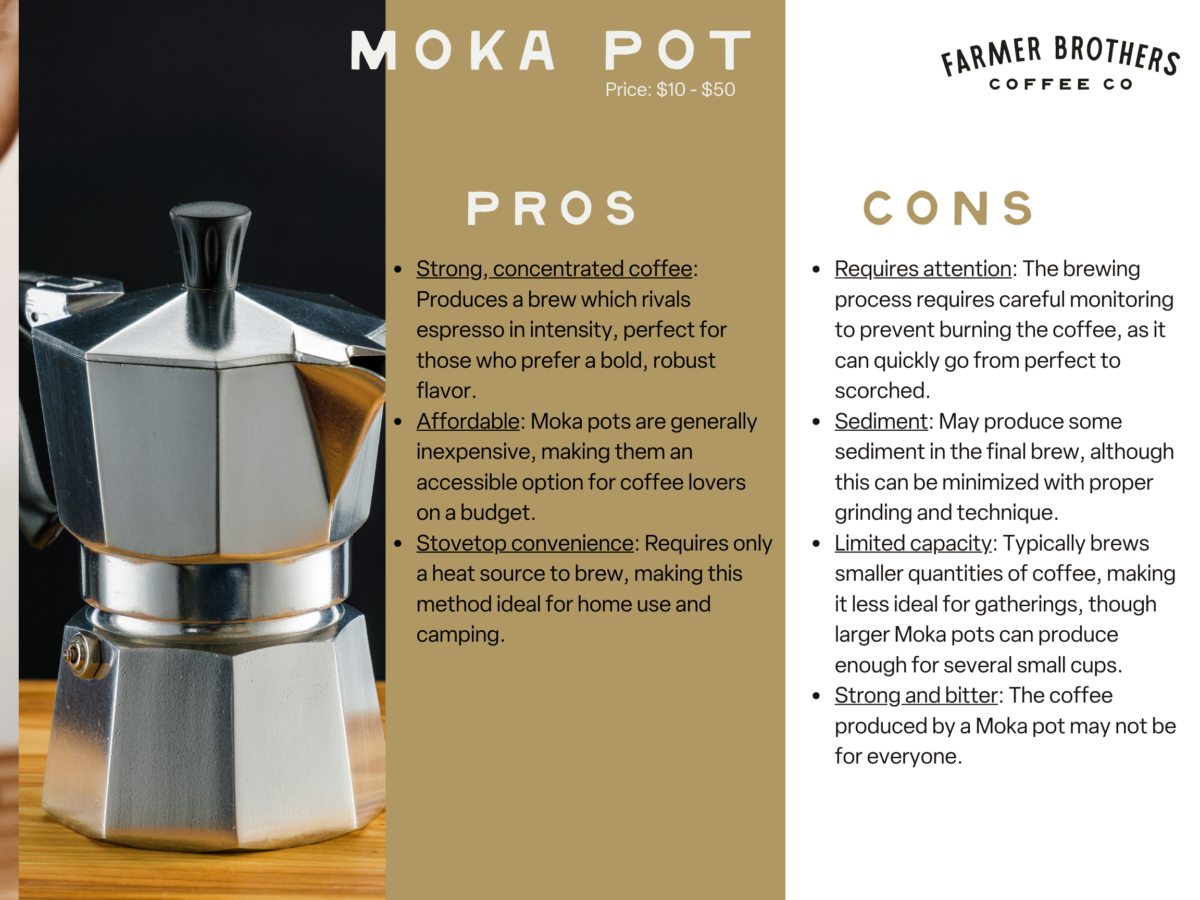 Comparing At Home Coffee Equipment Options - Farmer Brothers